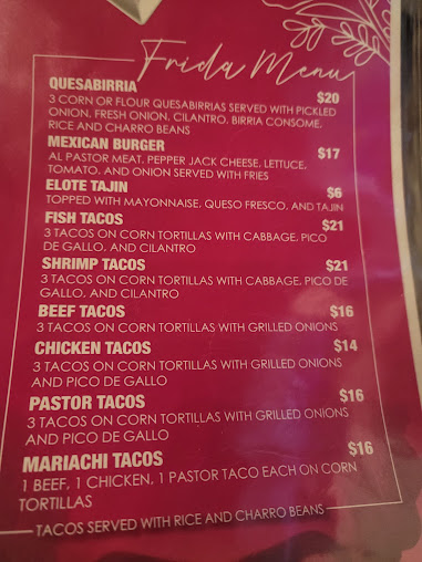 Tequila 45 Menu – Traditional Mexican Food in Houston, Texas | Prices ...